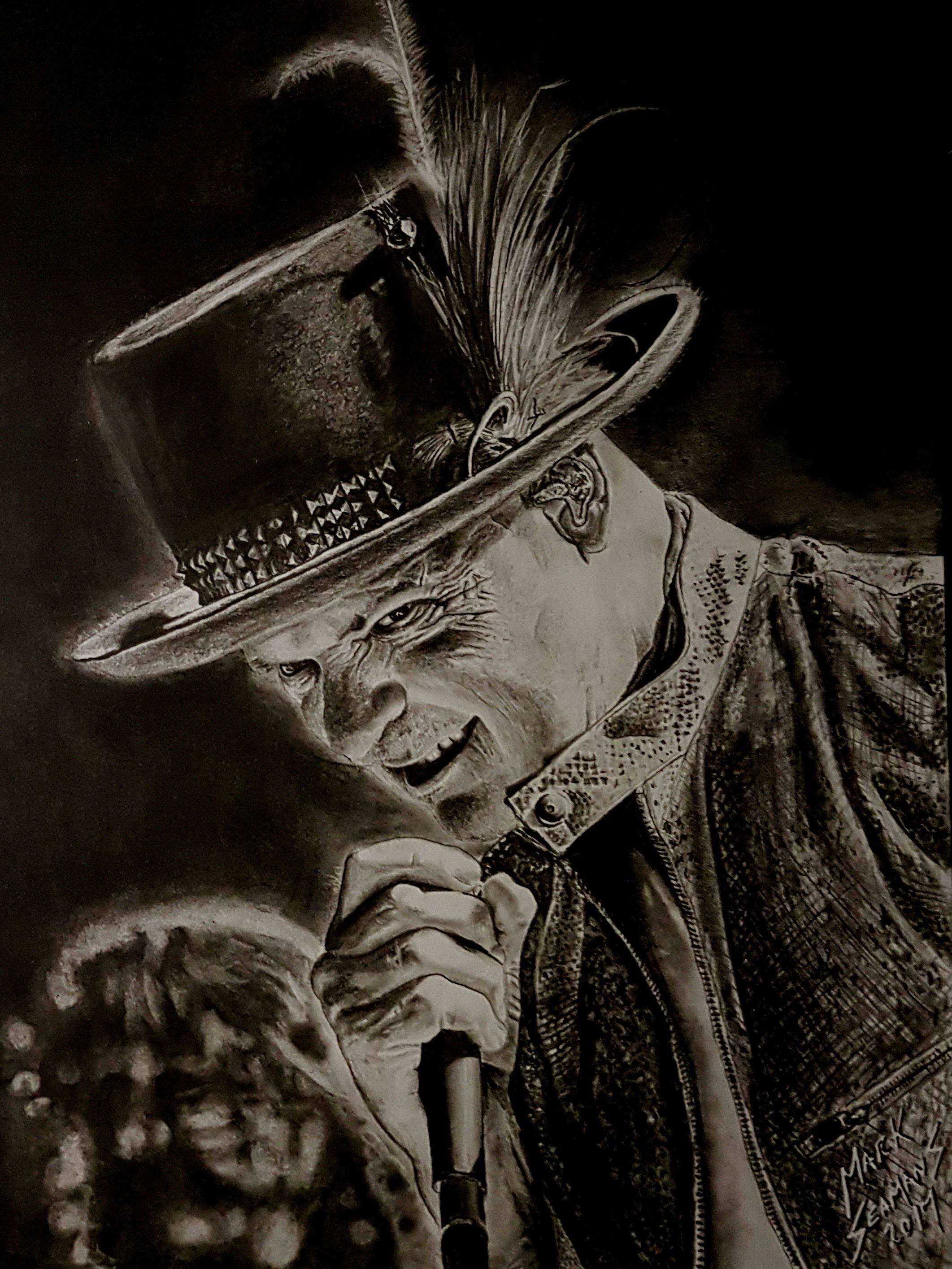 Gord Downie Memorial Portrait – Mark Seamans Artwork
