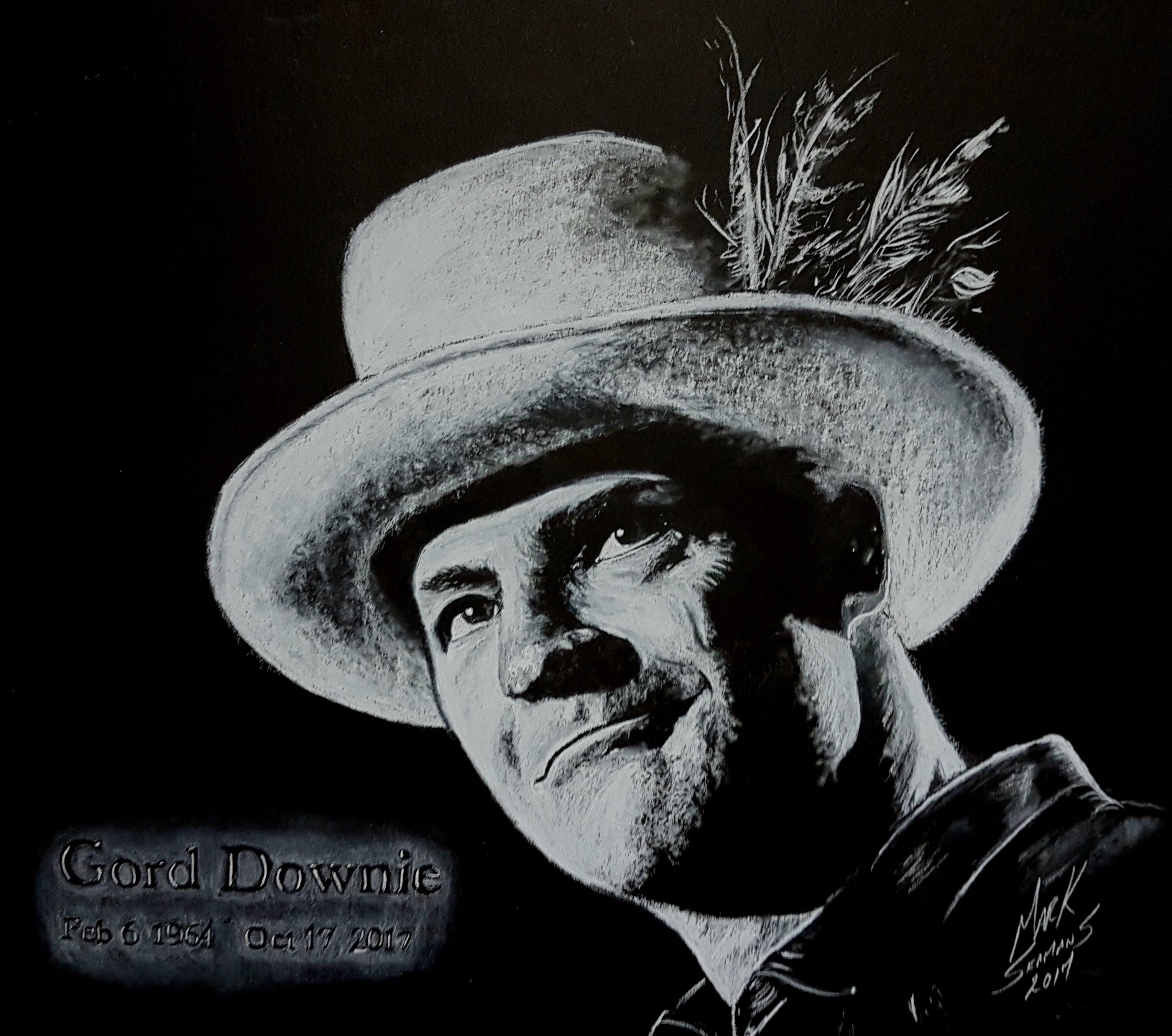 Gord Downey Memorial Portrait – Mark Seamans Artwork